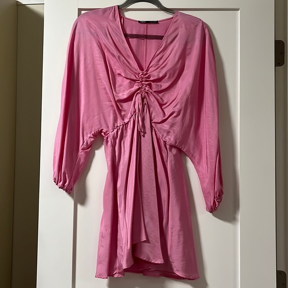 Zara | Dresses | Zara Pink Dress | Poshmark